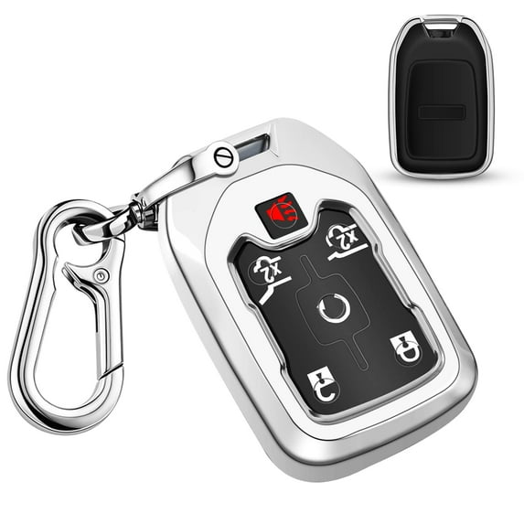 Durable Heavy-Duty TPU Protective Key Fob Case with Key Ring for GMC ...