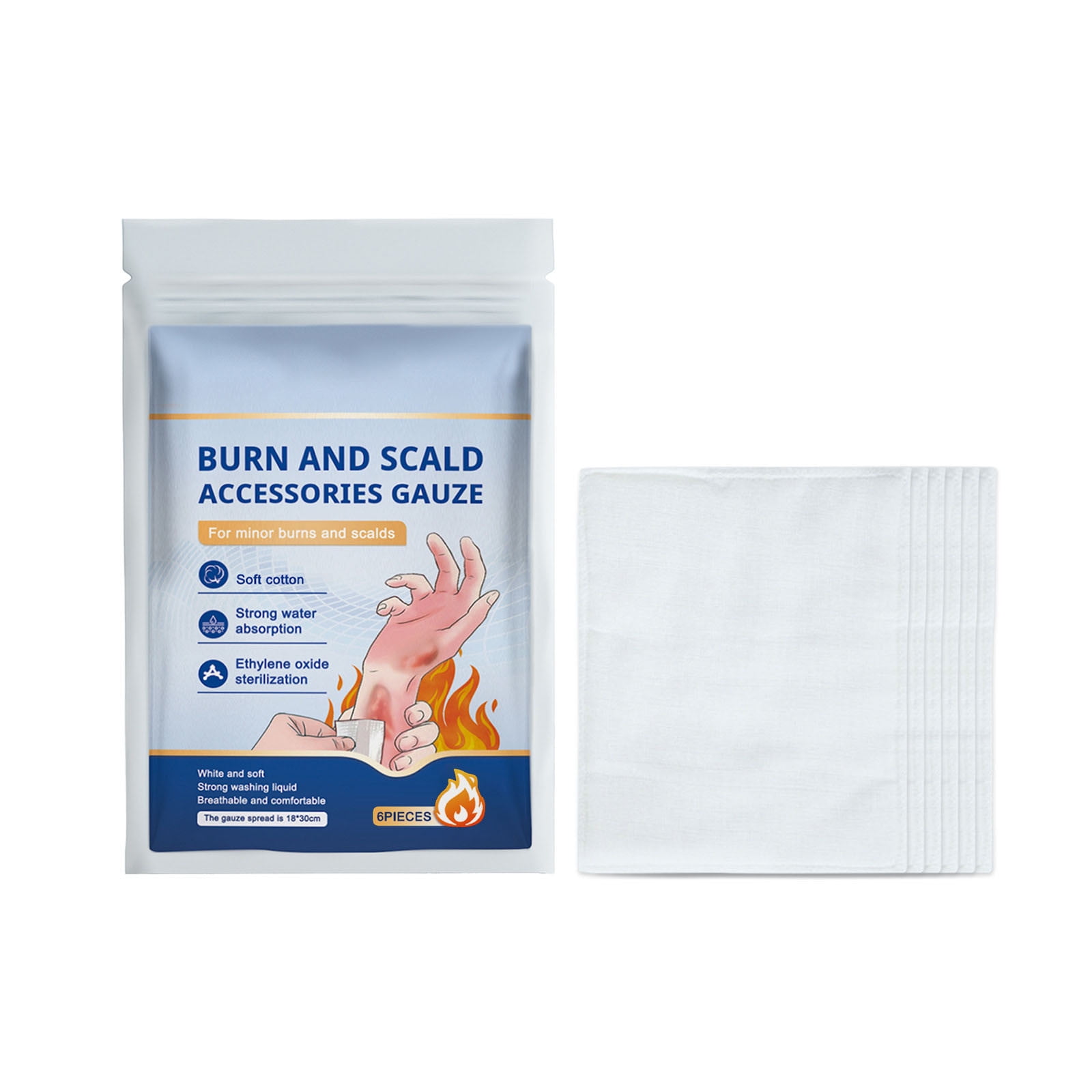 Durable Hemostatic Bandages for Care - 6 Tape Set - Walmart.com