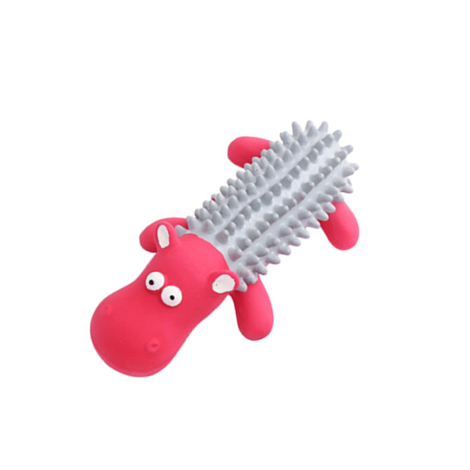 Durable Hippo-Shaped Dog Chew Toy with Textured Surface for Dental ...