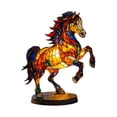 Durable Horse Desktop Table Lamp with Nature Printed Shade Home Decor 6 ...