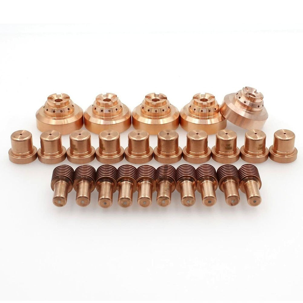 Durable ICE 55C Plasma Torch Consumables, 25pcs Electrodes and Nozzles ...