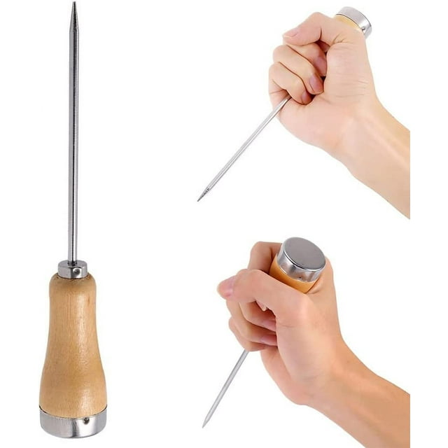 Durable Ice Pick Refrigerator Freezer Deicer Secure Wooden Caps and Non ...