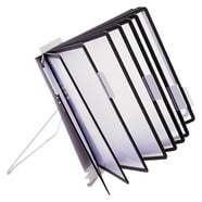 Fellowes Reference Rack, Plastic, Letter, 10 Pockets, Platinum ...