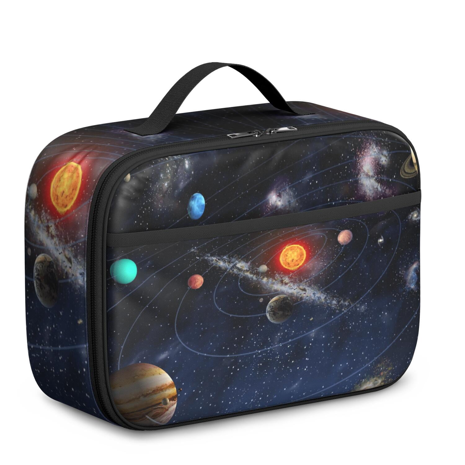 Durable Insulated Lunch Bag for Featuring Spacecraft, Starry Night, and ...