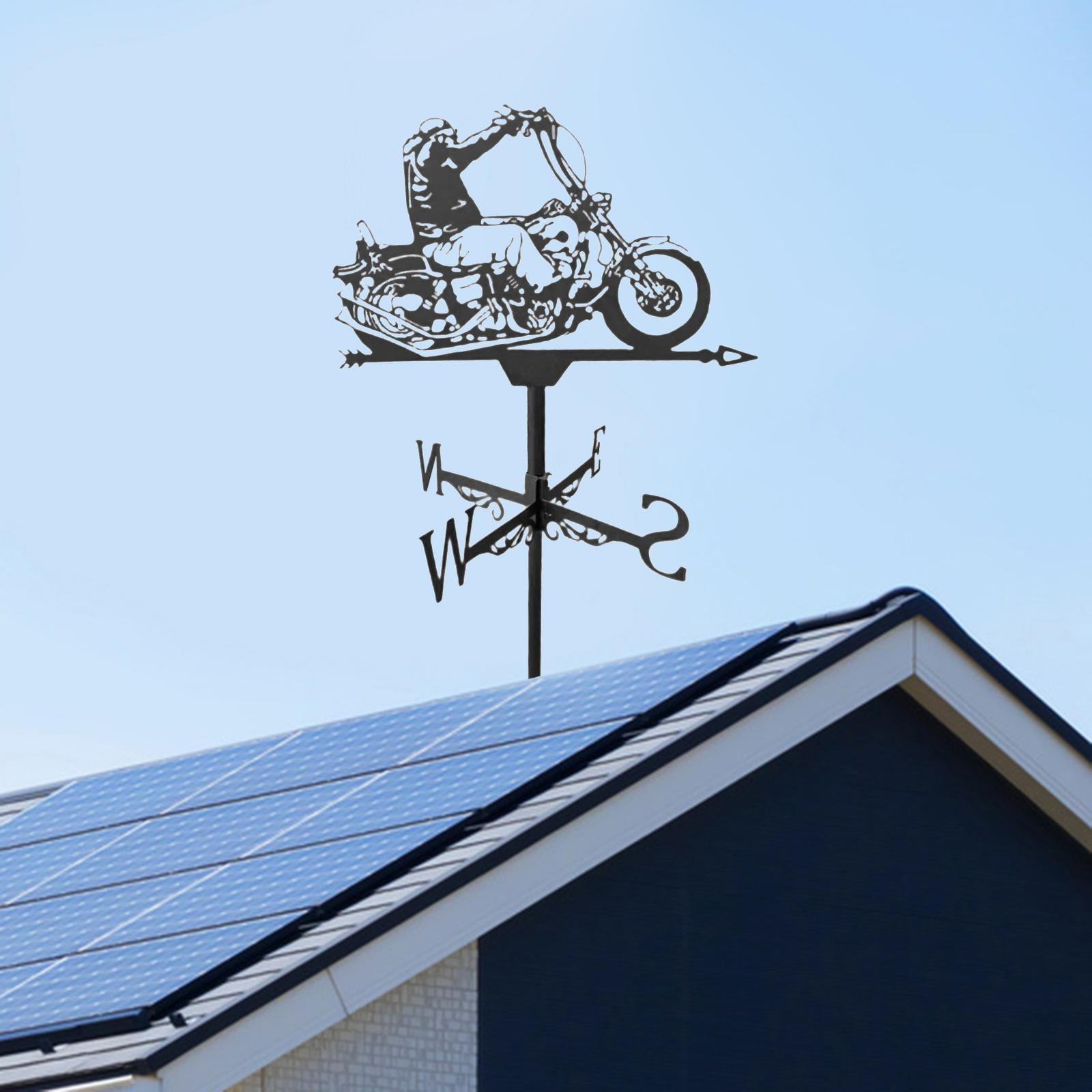 Durable Iron Weather Vane Animal Figure Practical Wind Direction ...