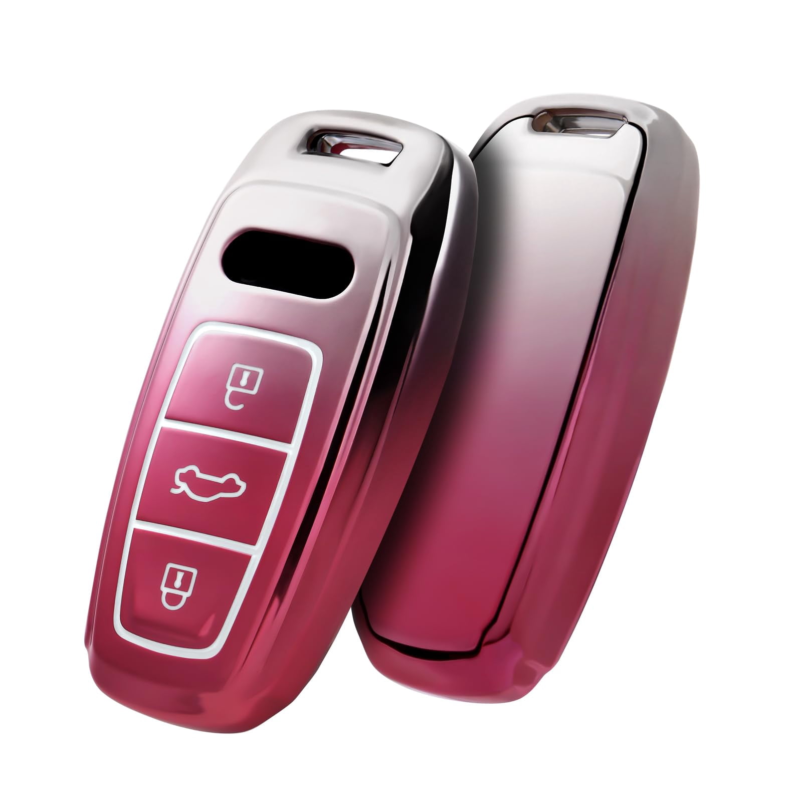 Durable Key Case Holder Protector for Smart Key with Keychain ...