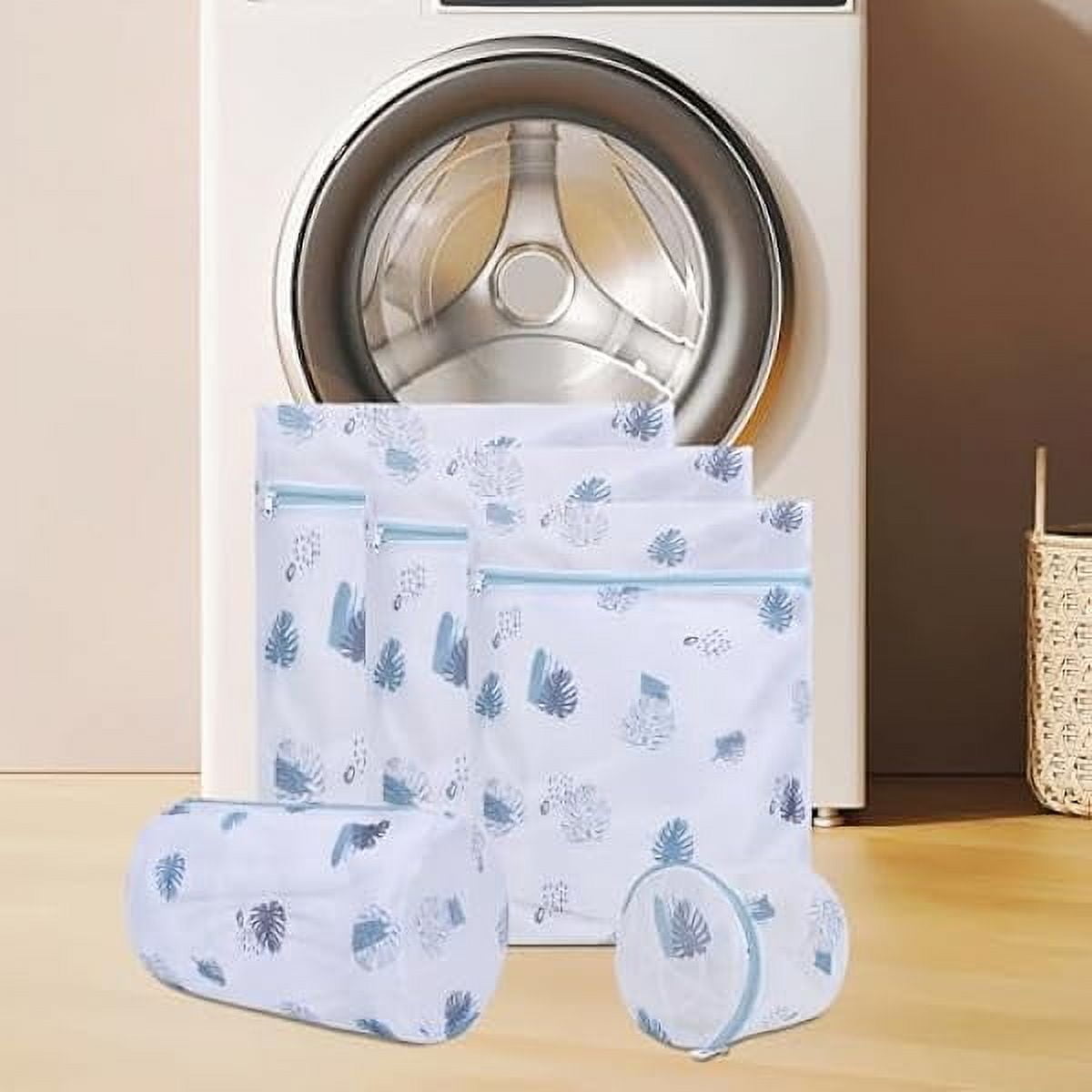 Durable Laundry Bag, Mesh Laundry Bags with Premium Zipper, 5 Pack ...