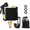 Durable Leak Proof Expandable Flexible Garden Water Hose 25 50 75 100