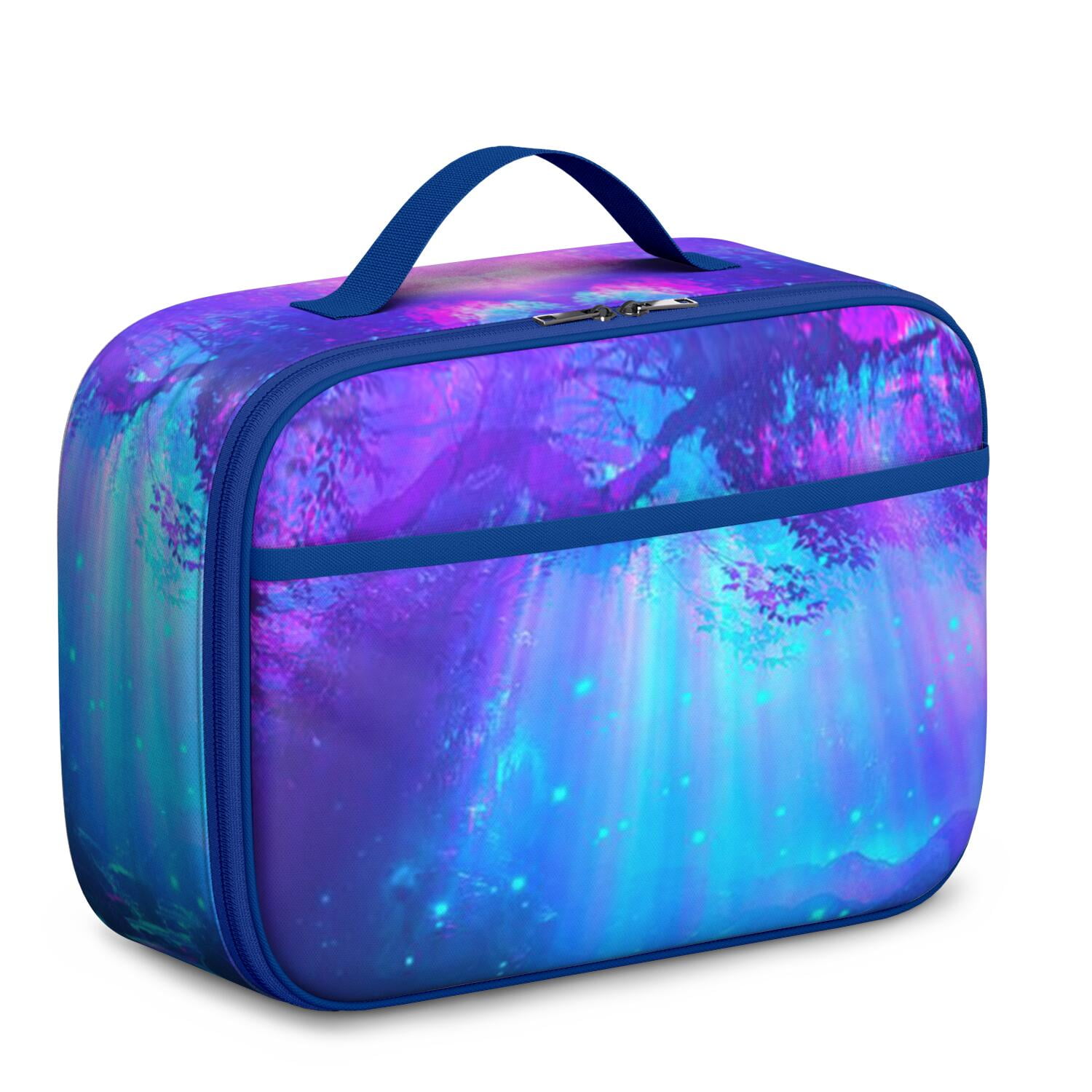 Durable Lunch Box with Playful Space and Galaxy Themes, Including Starry Night, Rocket, Planet ...