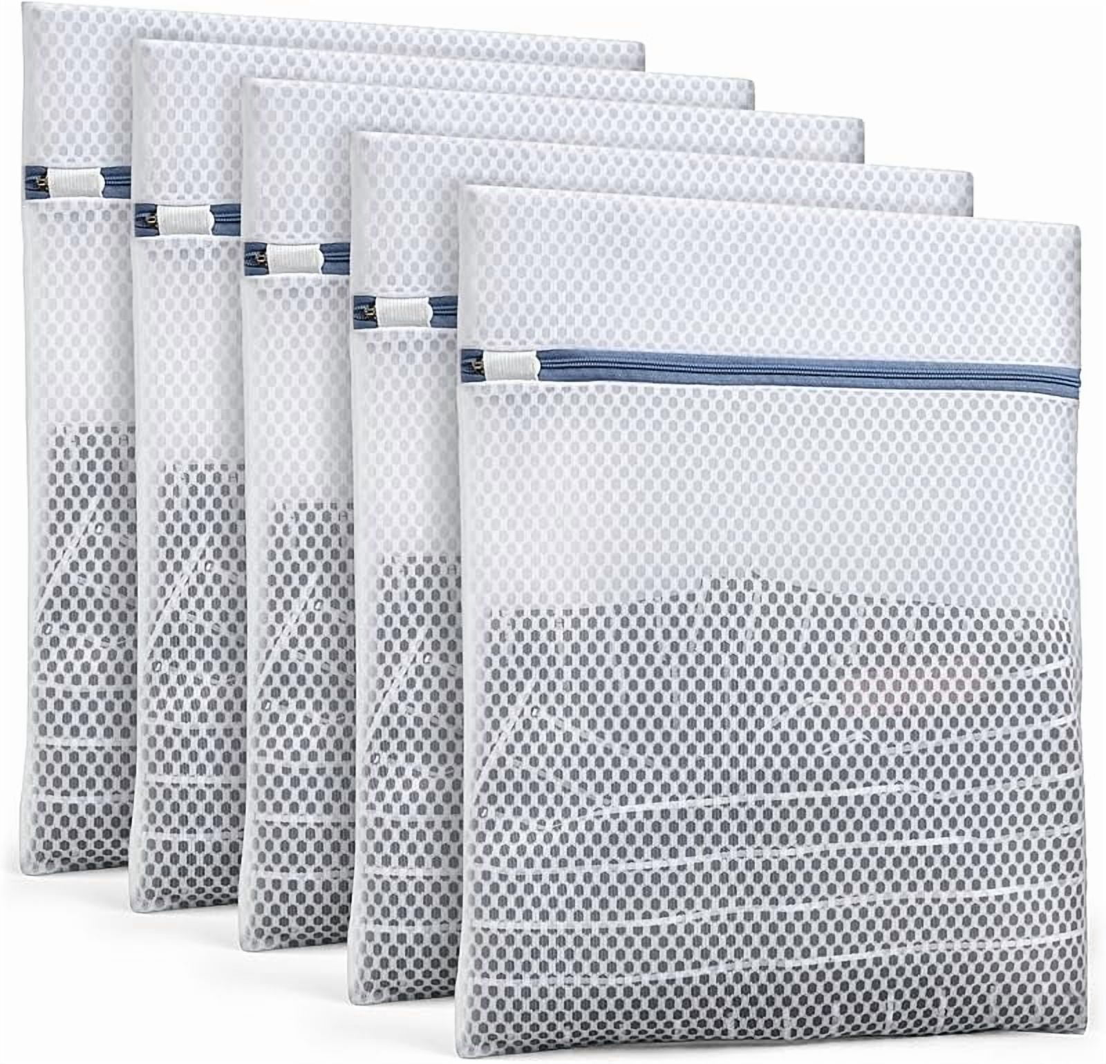 Durable Mesh Laundry Bags 5-Pack (12x16 Inch) Delicates Protector for ...