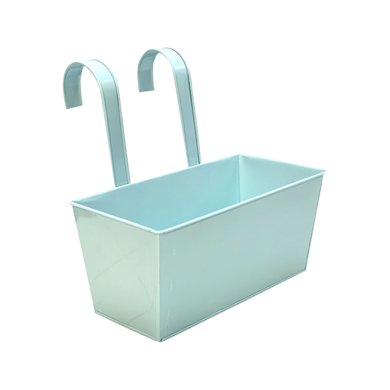 Durable Metal Hanging Planter Box for Balcony Railings Stylish Flower ...