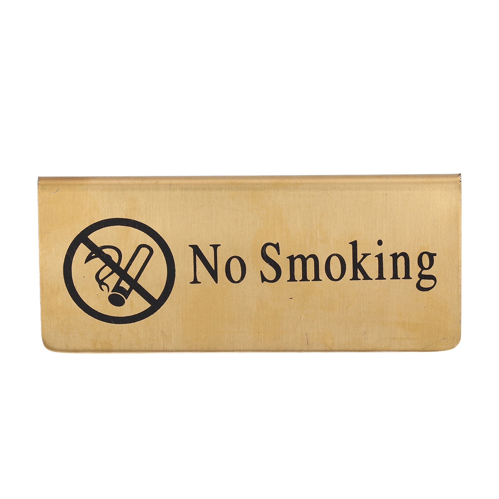 Durable Metal Table Sign, Double Sided, Gold Tent Style For Restaurants ...