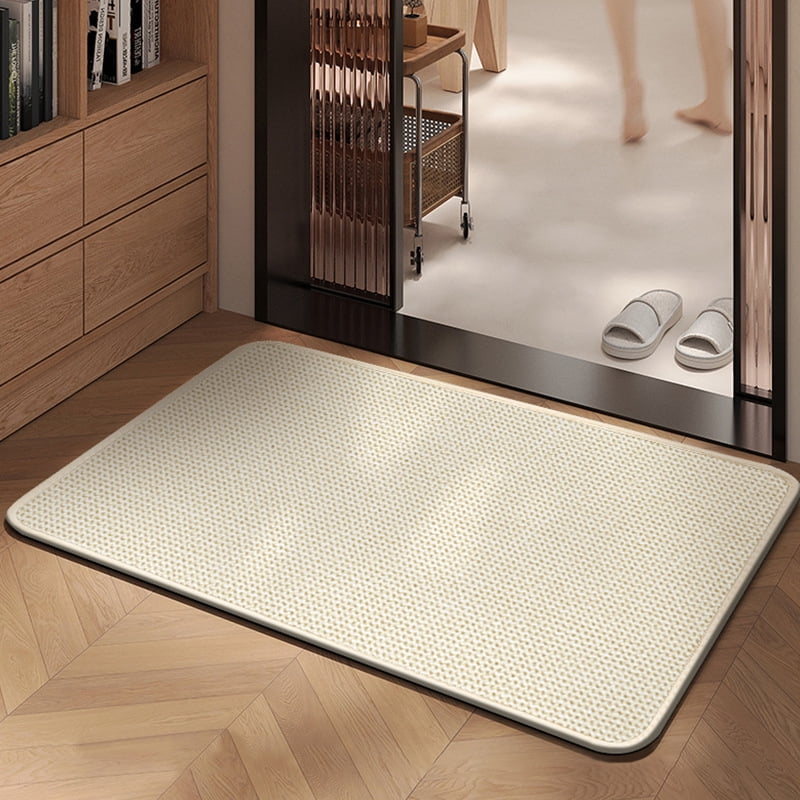Durable Non-Slip Entryway Doormat, Low-Profile Absorbent Rug for Indoor ...