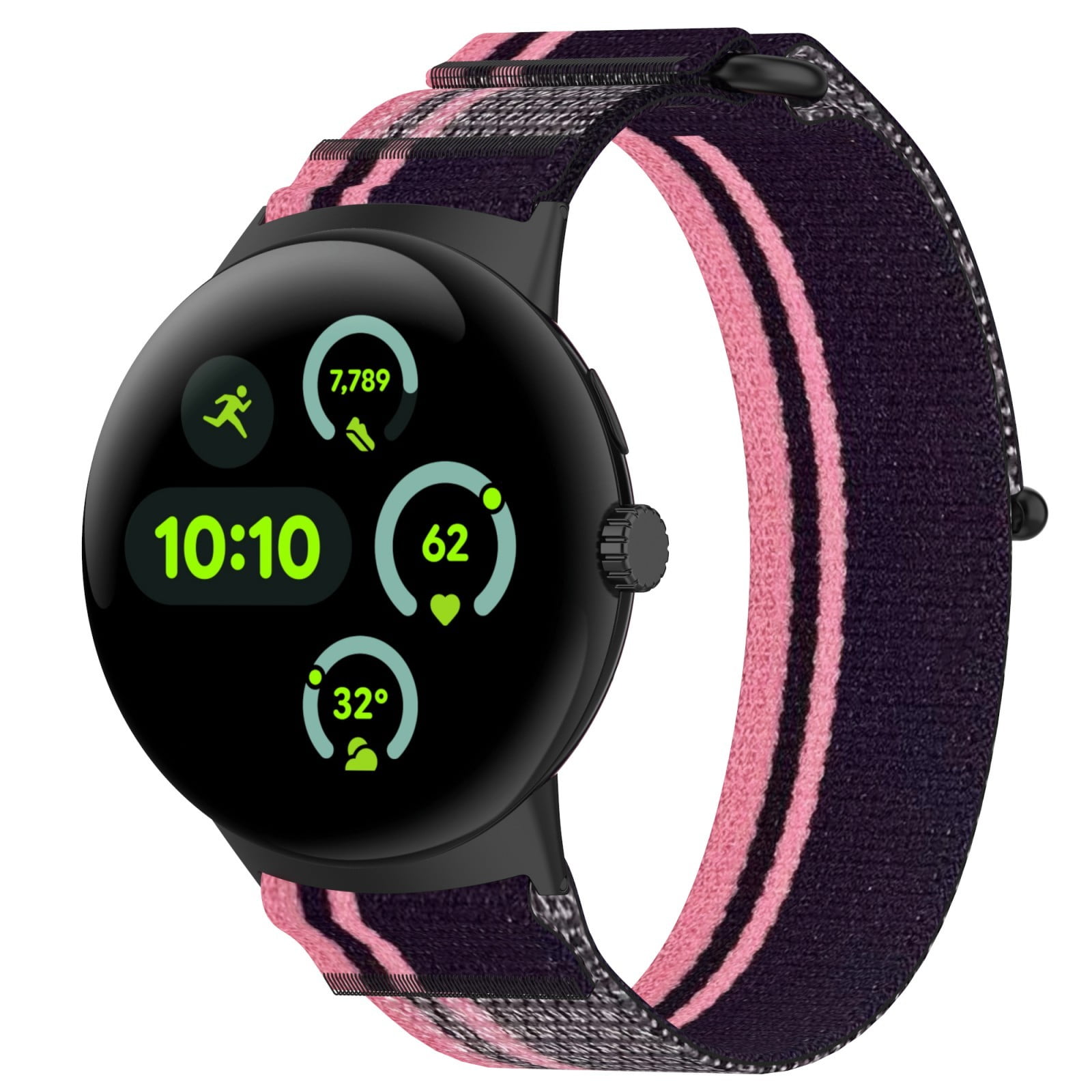 Durable Nylon Braided Smart Sports Watch Strap Compatible For Rugged ...