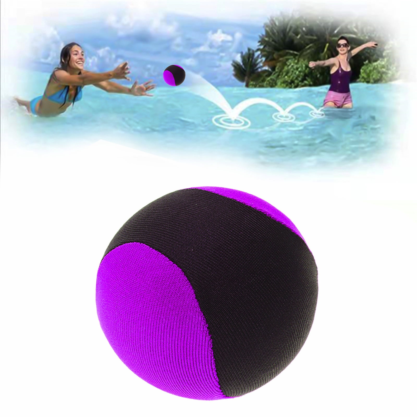 Durable Nylon Water Bouncy Balls - 1.97in Floating Beach Balls for ...