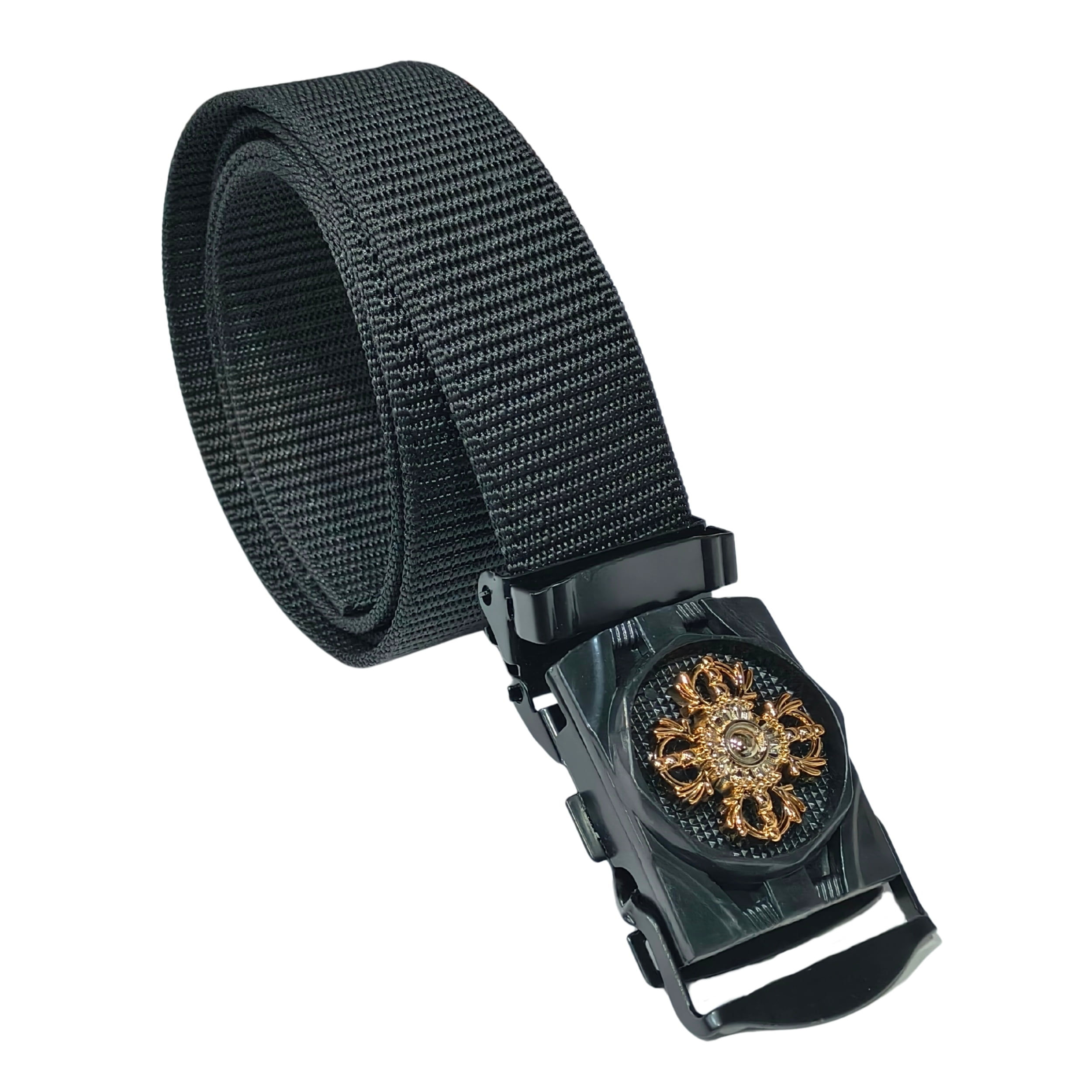 Durable Nylon Webbing Belt with Decorative Auto-Lock Buckle | Strong ...