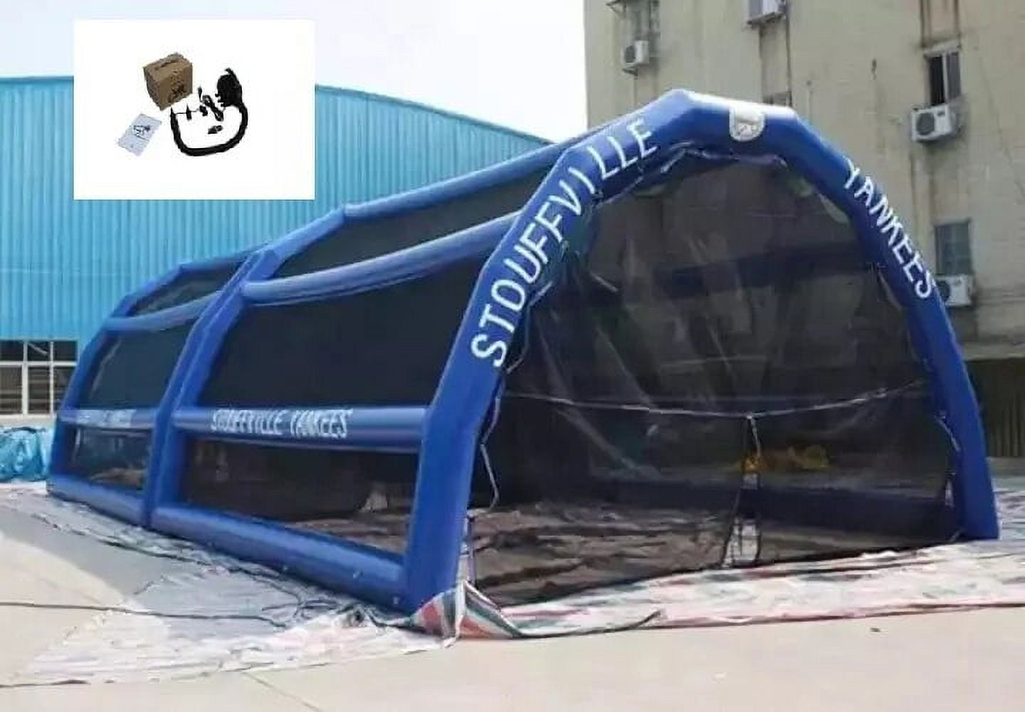 Durable PVC Baseball Tent Inflatable Sport Games Adults Baseball Field ...