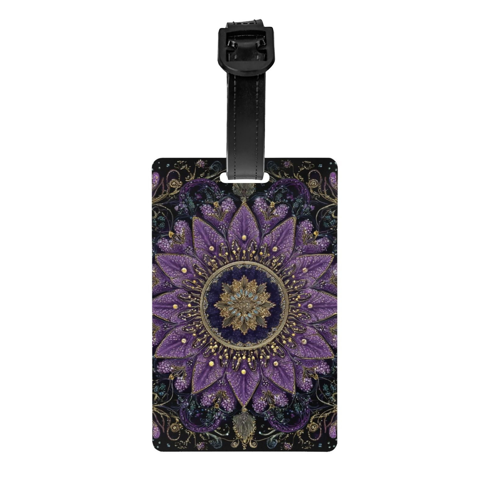 Durable PVC Luggage Tags with Detachable Strap - Waterproof ID Labels ...