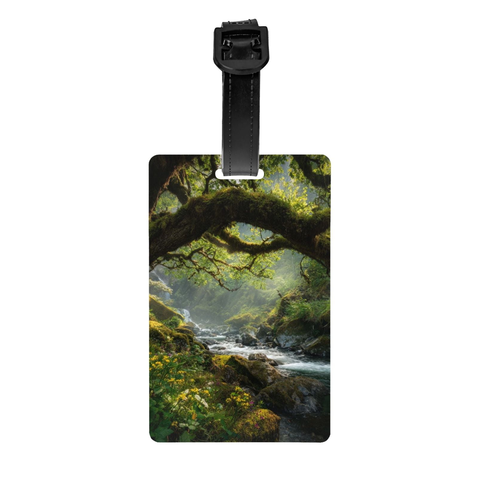 Durable PVC Luggage Tags with Detachable Strap - Waterproof ID Labels ...