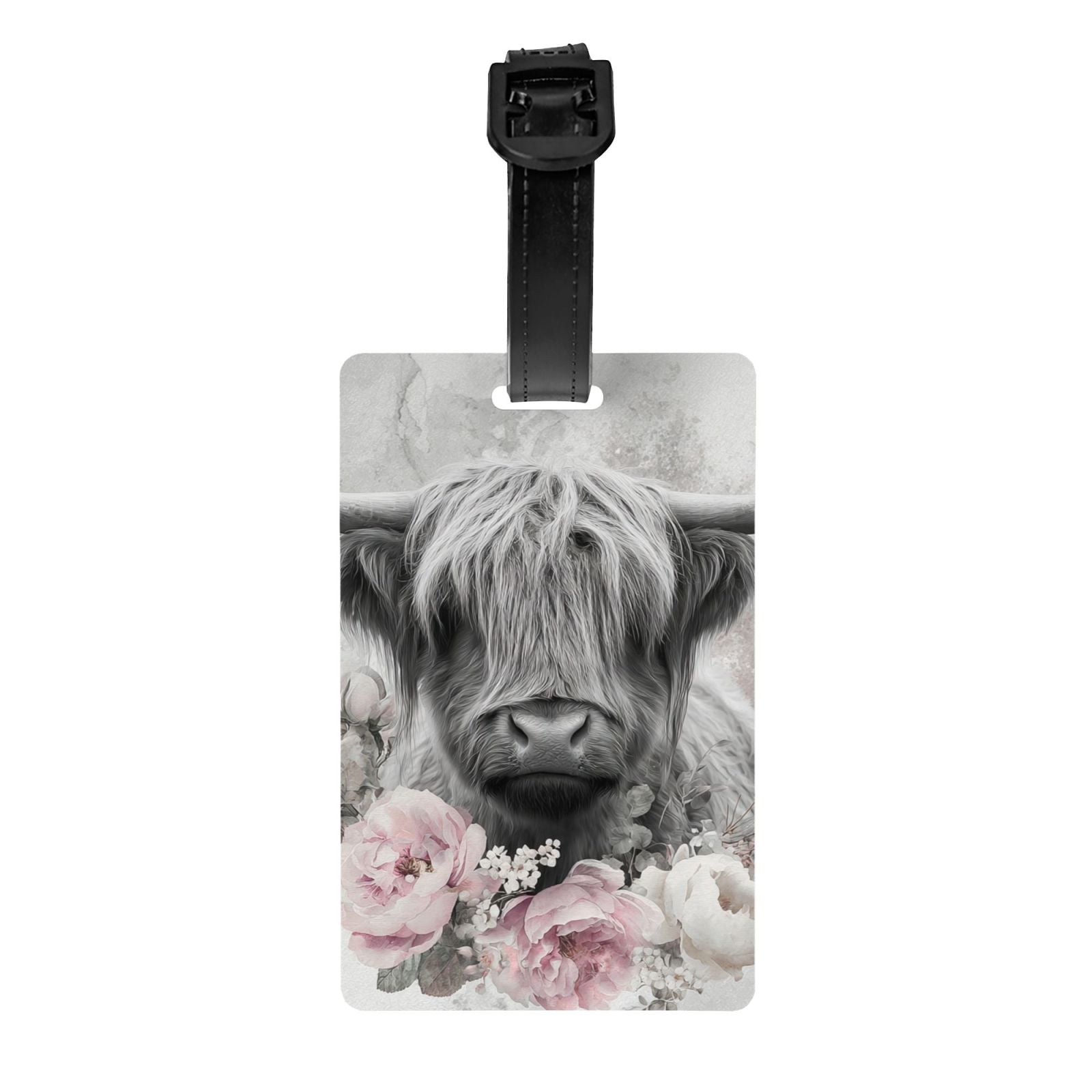 Durable PVC Luggage Tags with Detachable Strap - Waterproof ID Labels ...