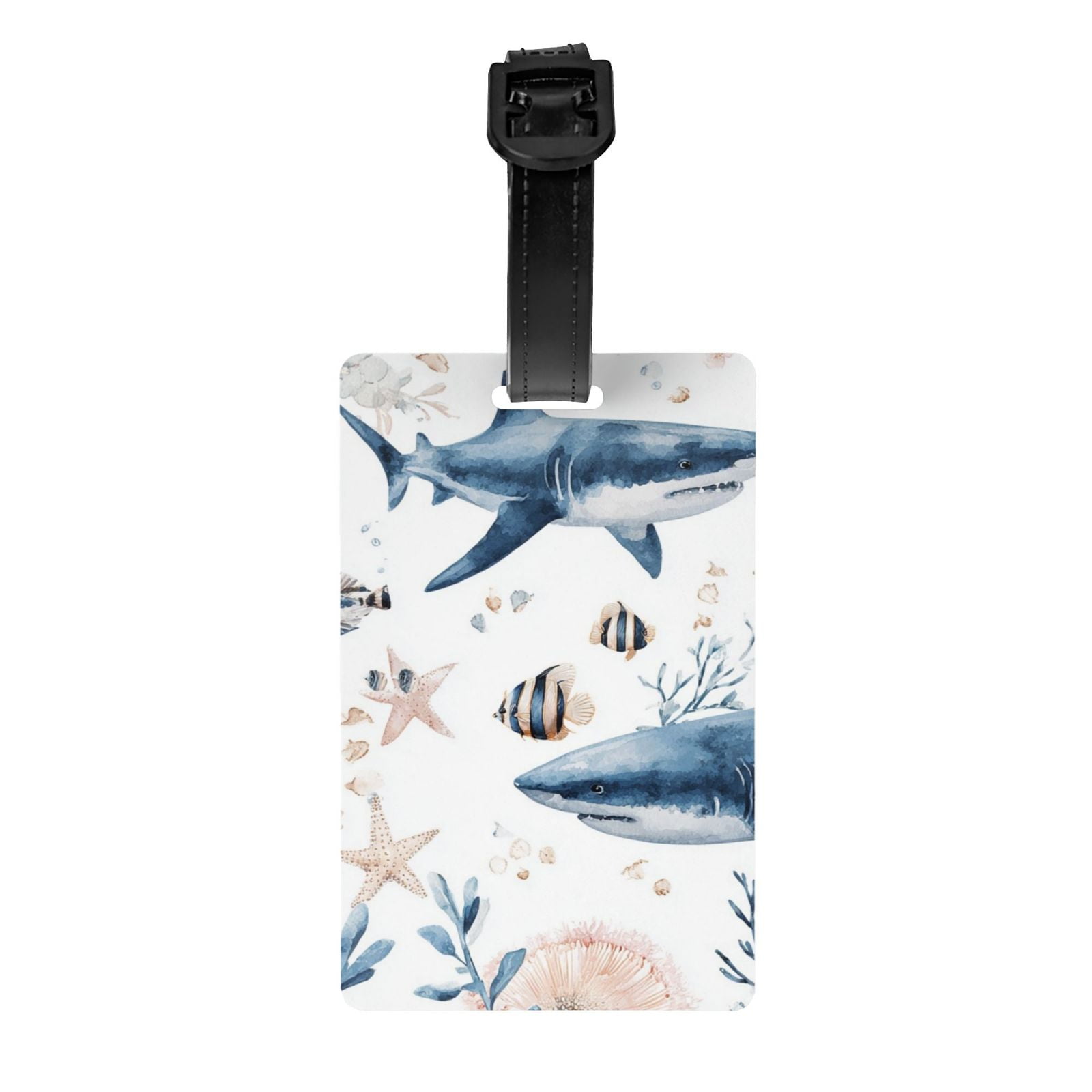 Durable PVC Luggage Tags with Detachable Strap - Waterproof ID Labels ...