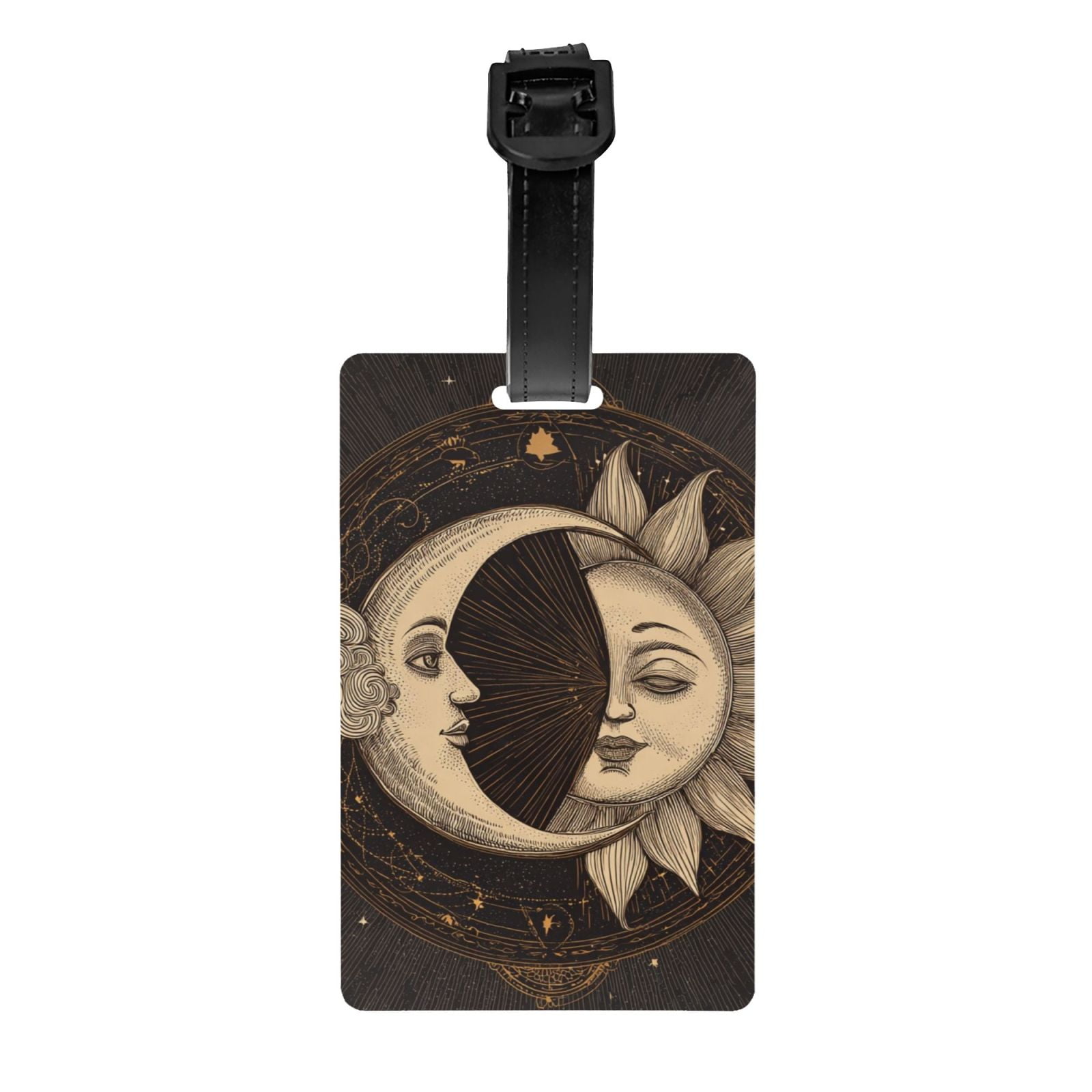 Durable PVC Luggage Tags with Detachable Strap - Waterproof ID Labels ...