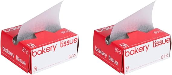 Durable Packaging BT-6 Interfolded Bakery Tissue Paper Sheets 6" x 10 3/4" - qty/Pack 1000 (2 ...