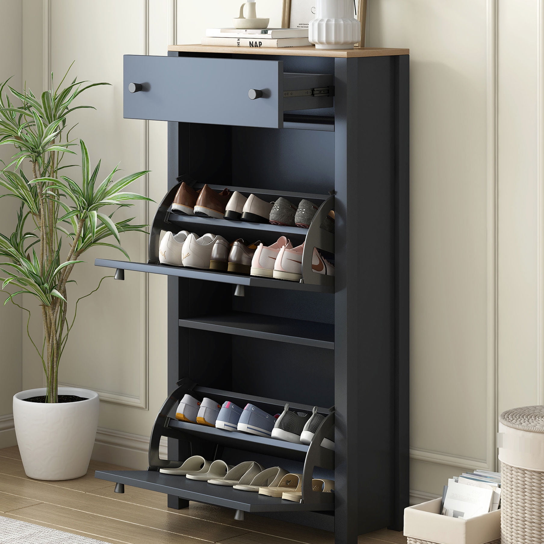 Durable Particle Board Construction | Long - lasting Shoe Storage in ...