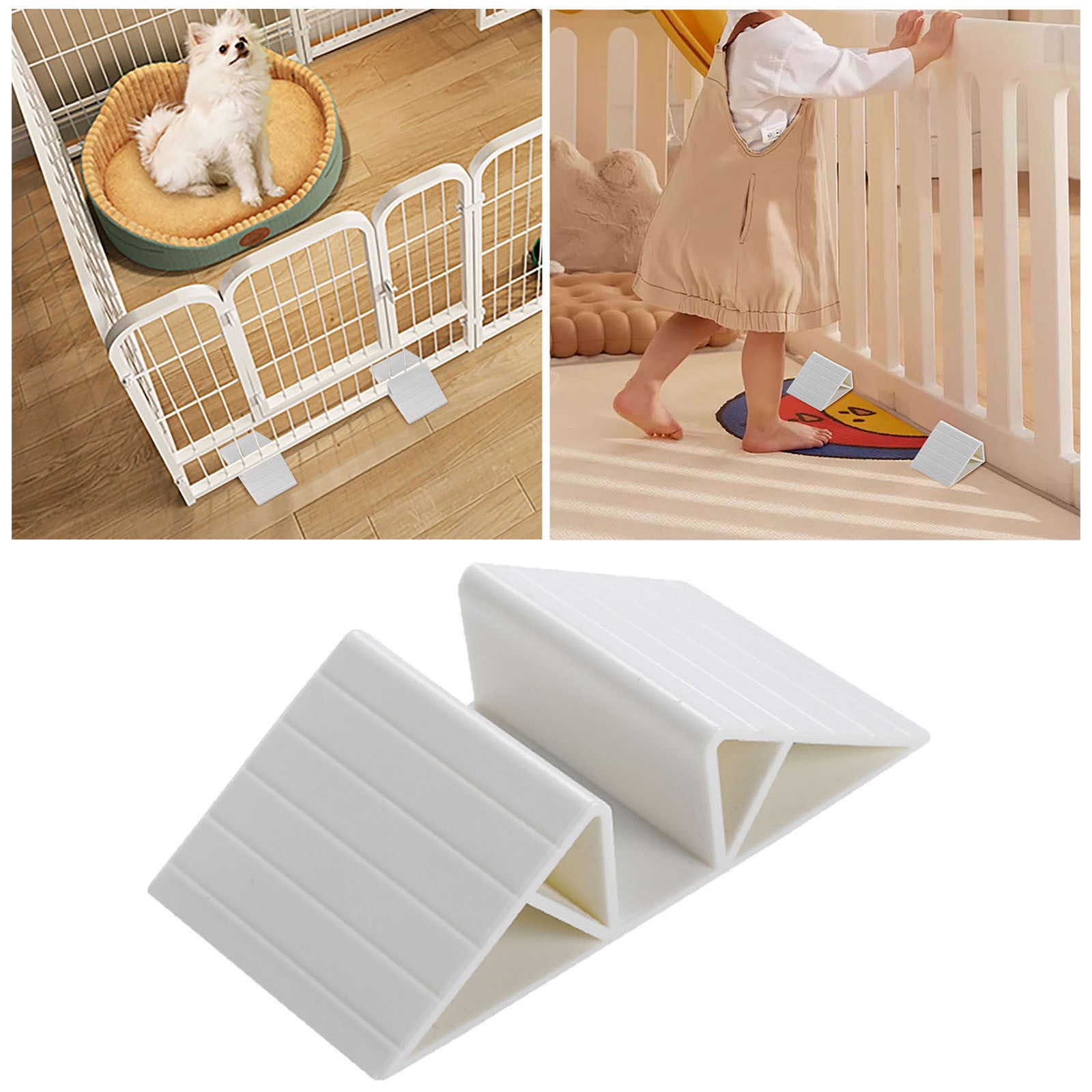 Durable Pet Gate Support Feet Stabilizers for Doors and Fences | Heavy ...