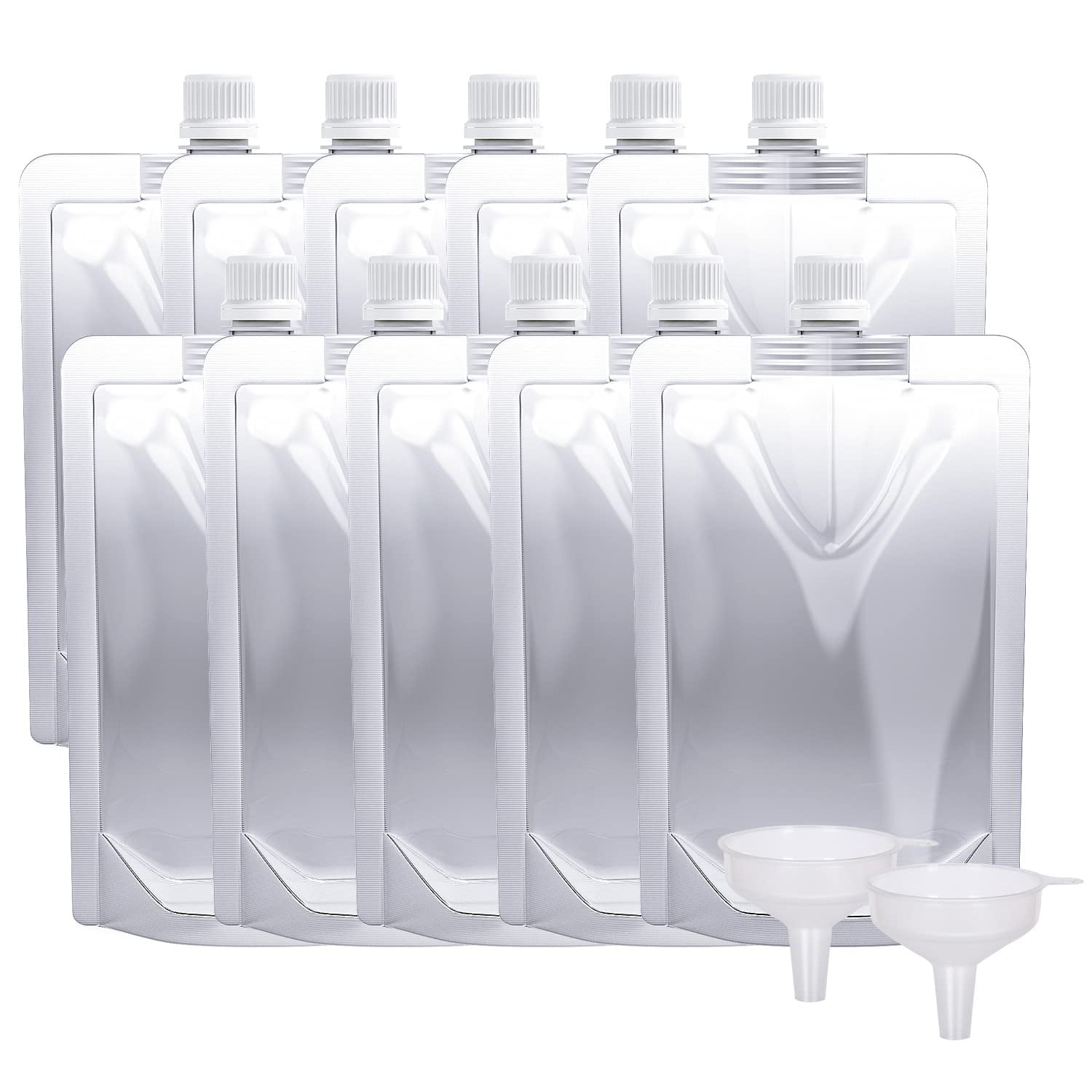 Durable Plastic Flasks Leakproof Drink Bags, Hiking Camping Concerts ...