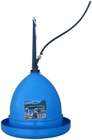 Durable Plastic Hanging Automatic Poultry Waterer with Hose Hook Up for ...