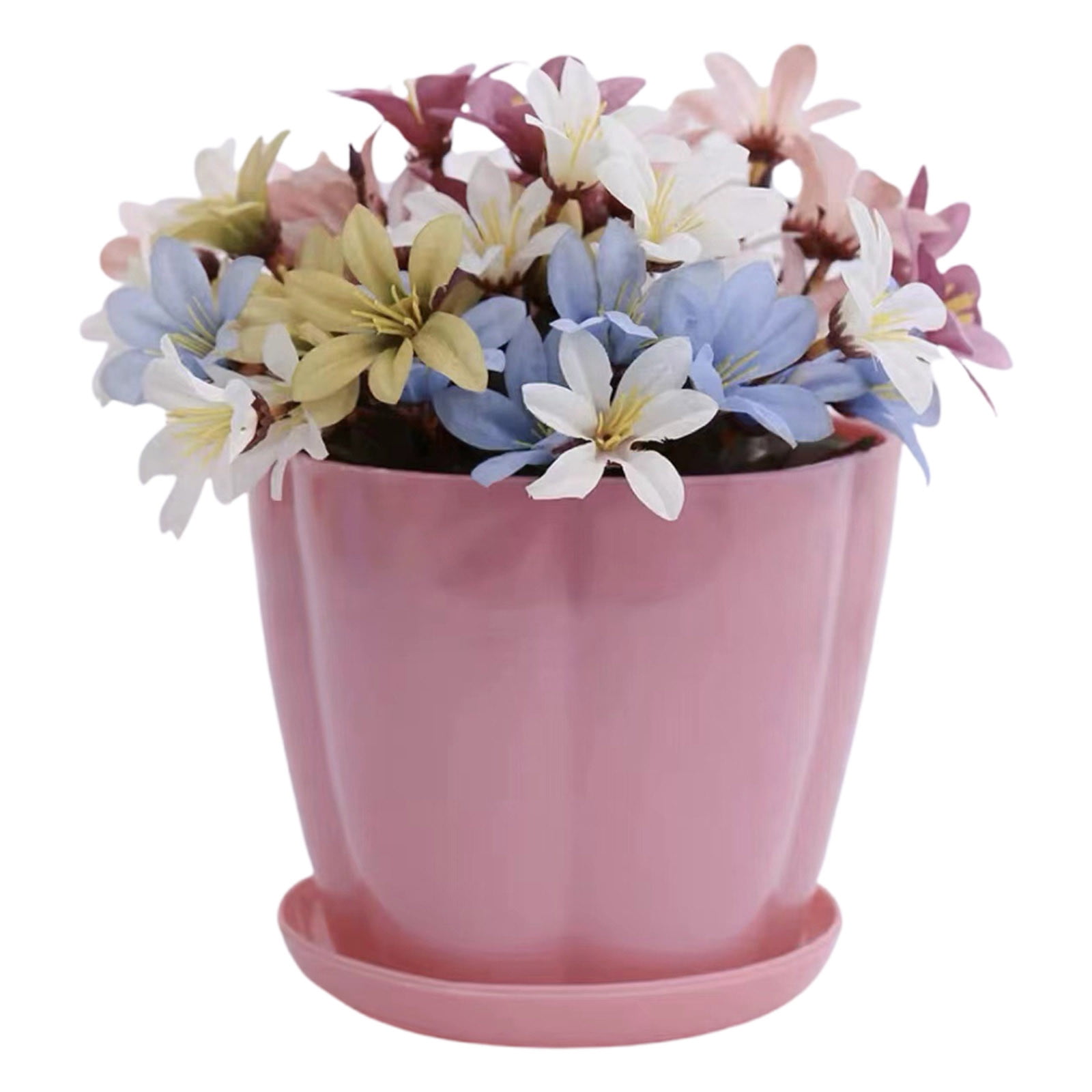 Durable Plastic Planter with Self-Watering Disk, Indoor and Outdoor ...