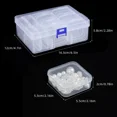 Durable Plastic Storage Box, 14/30 Compartments and Small Container ...
