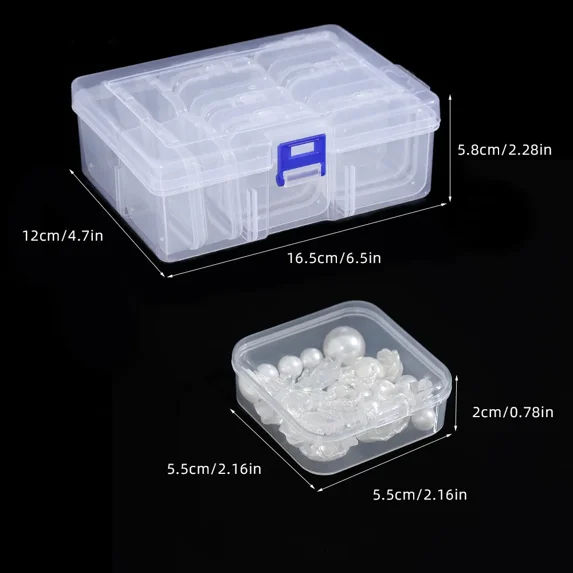 Durable Plastic Storage Box, 14/30 Compartments and Small Container ...