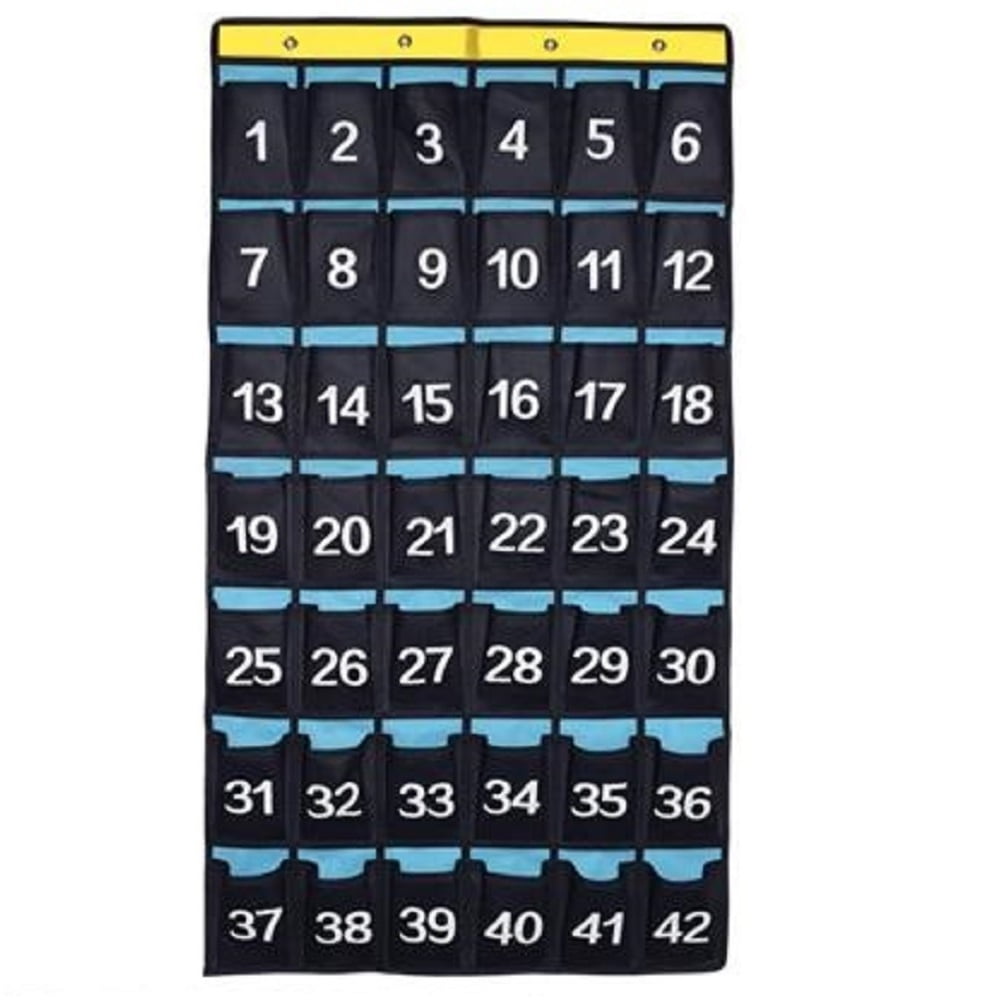 Durable Polyester Classroom Cell Phone & Calculator Organizer ...