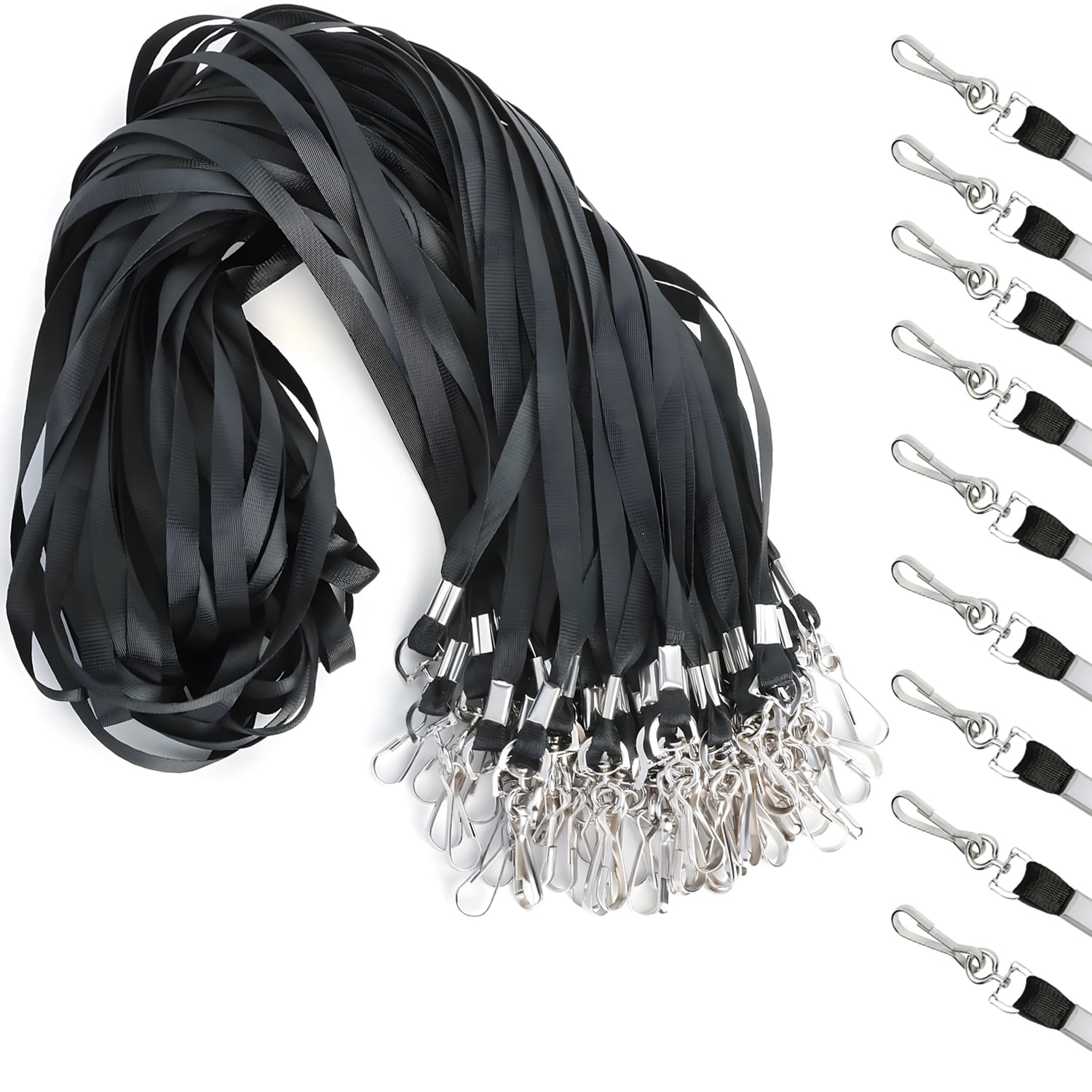 Durable Polyester Lanyards 10/25/50/100/150/200pcs - Bulk Lanyards with ...