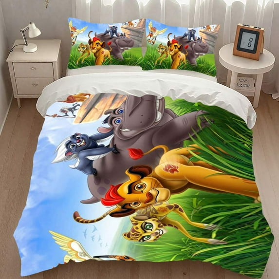 Durable Polyester The Lion Guard Duvet Cover Bed Sheet- All Season ...