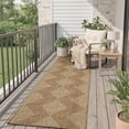 Durable Polypropylene Indoor Outdoor Rug 4x6 ft, Textured Weave, Fade ...