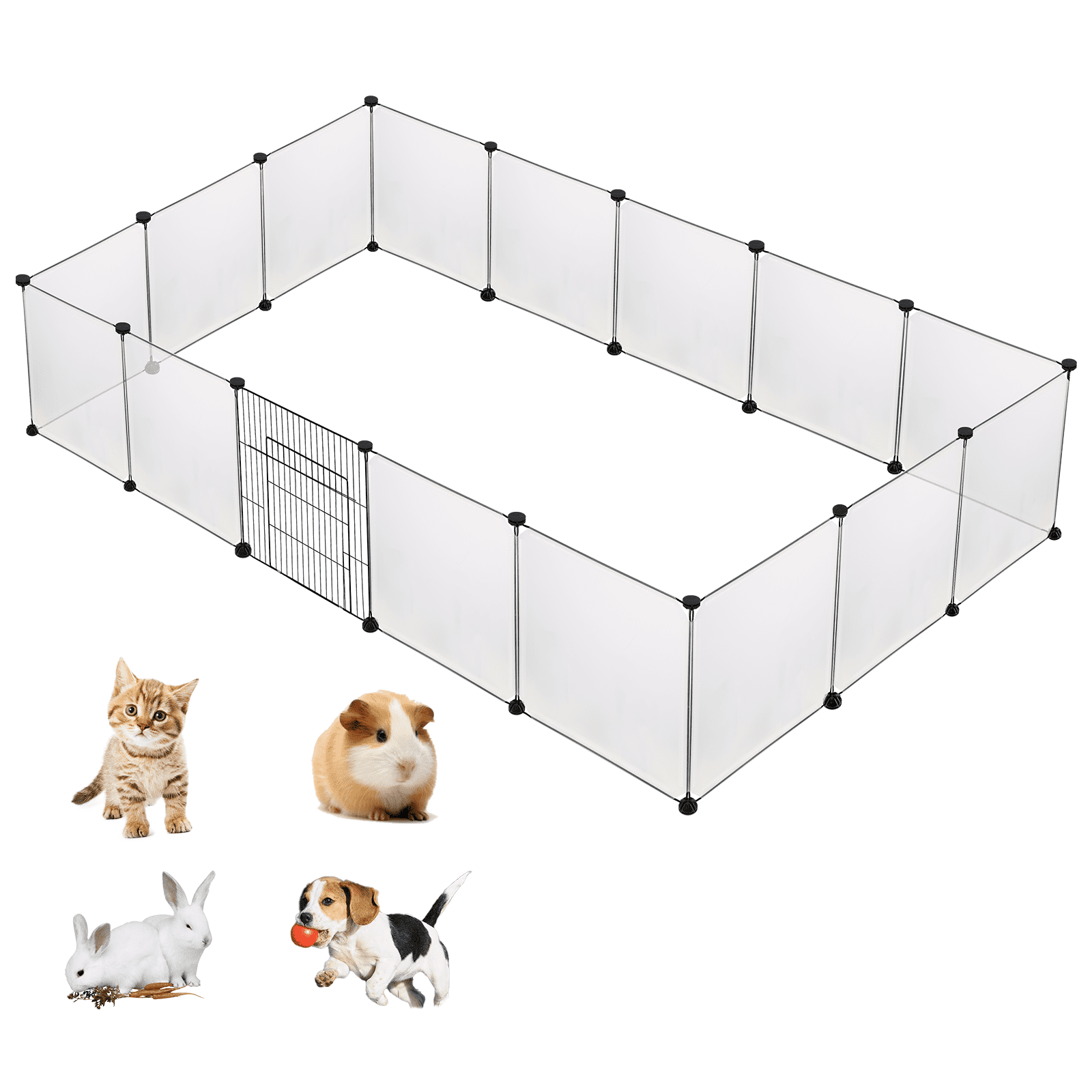 Durable Portable Pet Playpen Puppy Dog Fences Gate Indoor Outdoor Fence ...