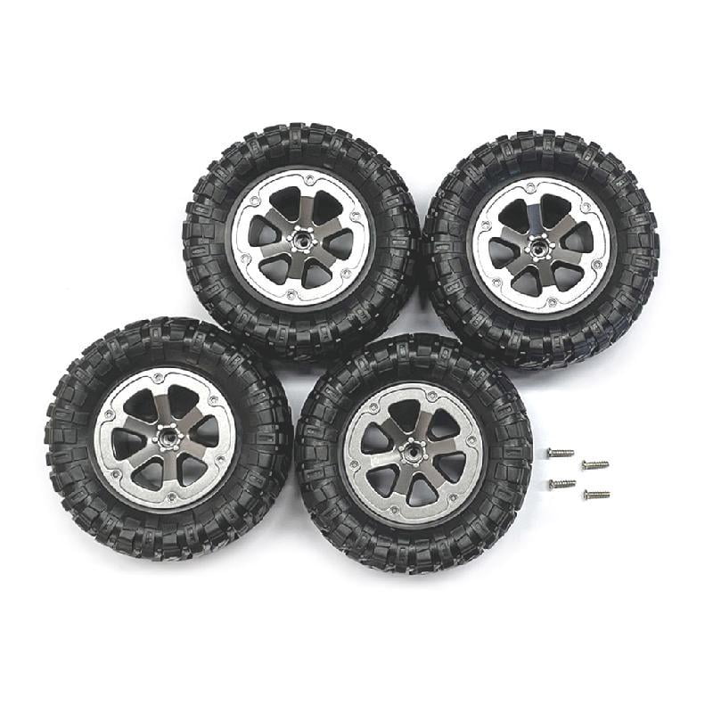 Durable R/C Crawler Wheel Tire Hubs & Tyre 4PCS/Set for WPL 1:12 4x4WD ...