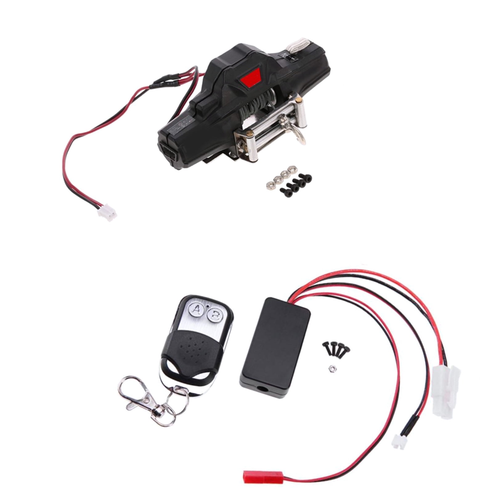 Durable R/C Electric Winch for w/ Wireless Controller Receiver ...