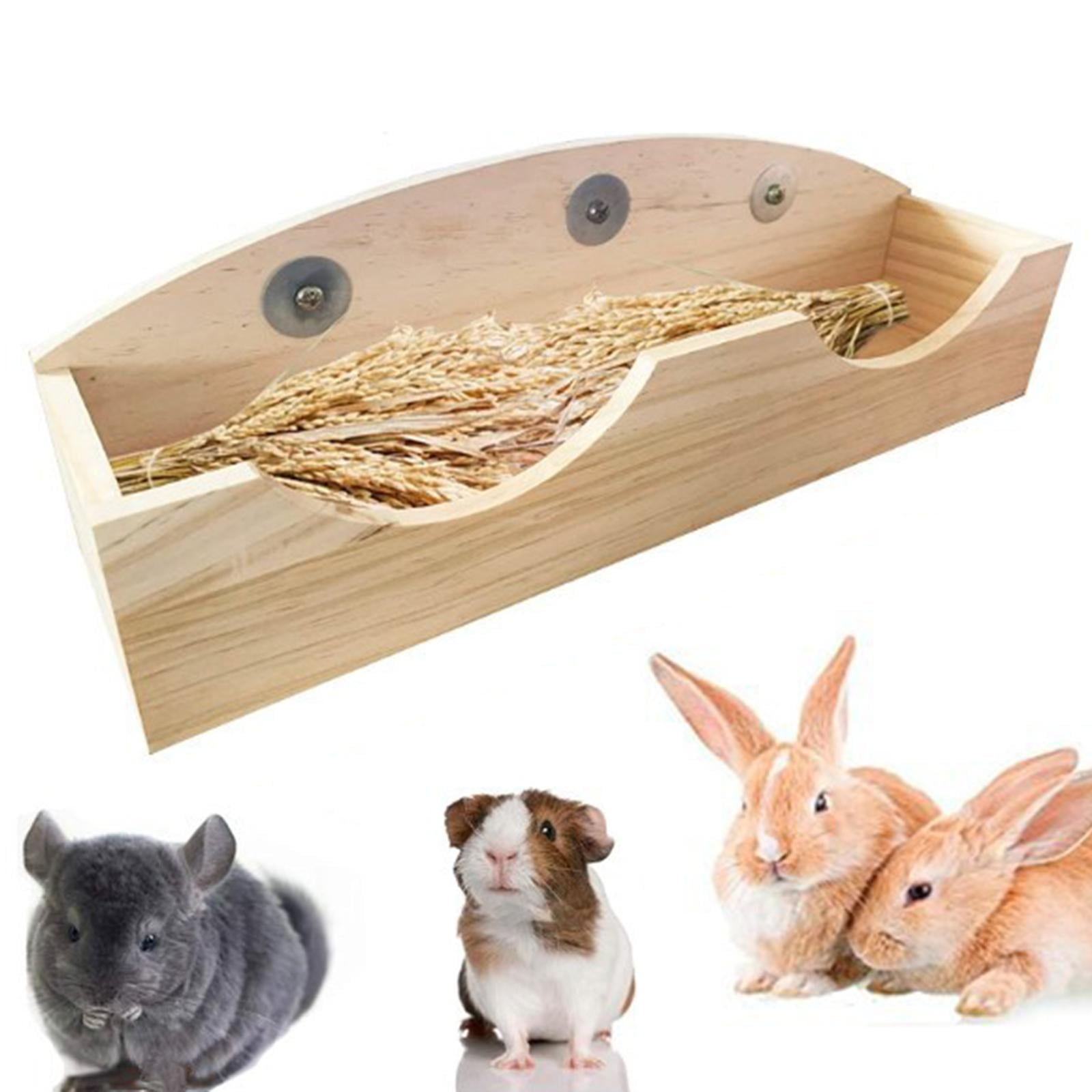 Durable Rabbit Hay Feeder, Food Manger Cage Hanging Dispenser Supplies ...