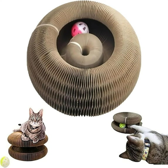Durable Reversible Corrugated Cardboard Cat Scratching Pad C-Shape ...