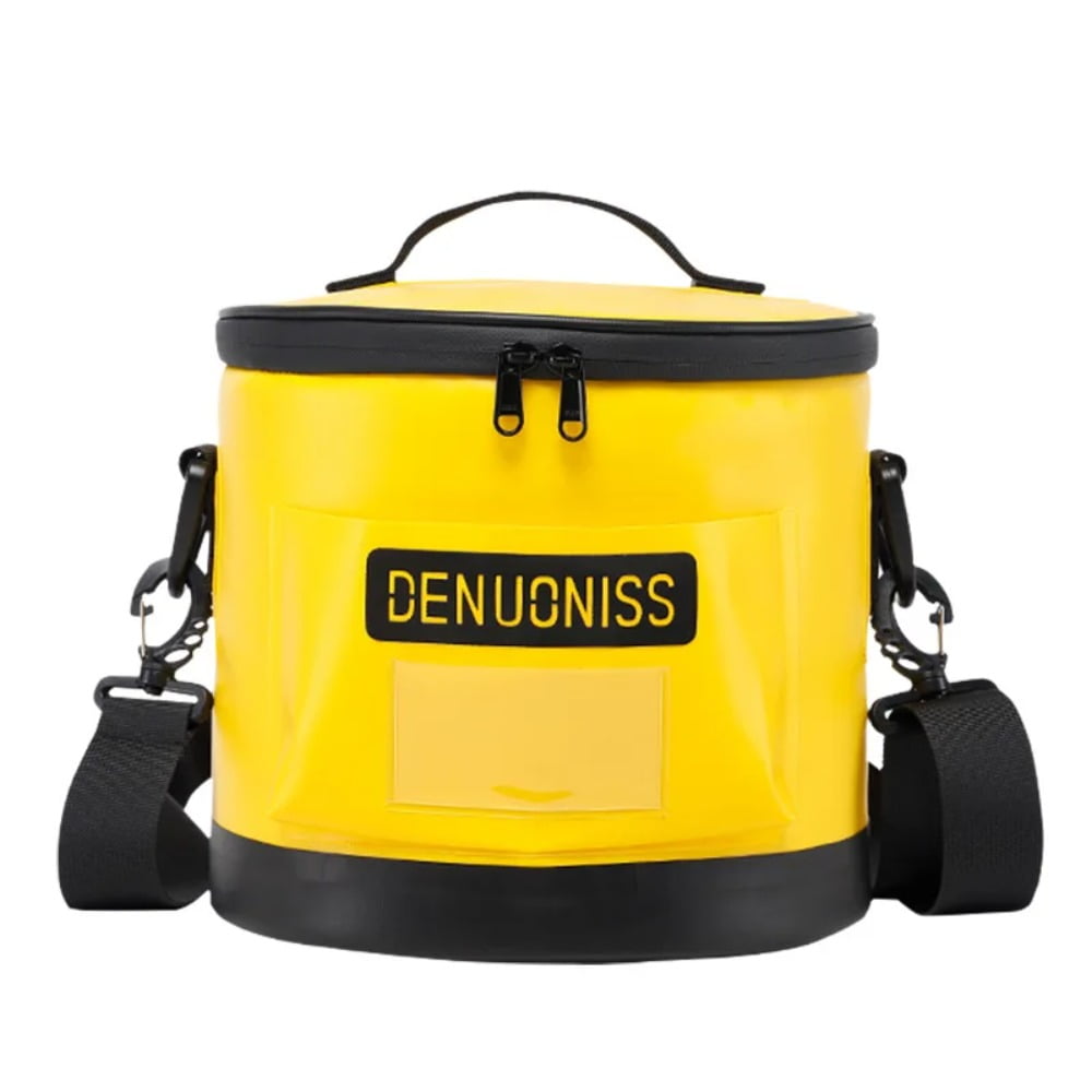 Durable Round Insulated Cooler Bag Perfect for Outdoor Camping Fishing ...