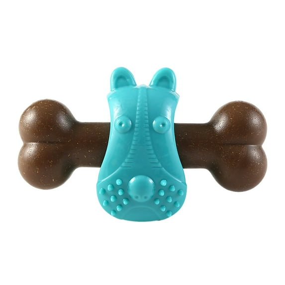 Durable Rubber Chew Bone Toy for Interactive Play and Health Support in ...