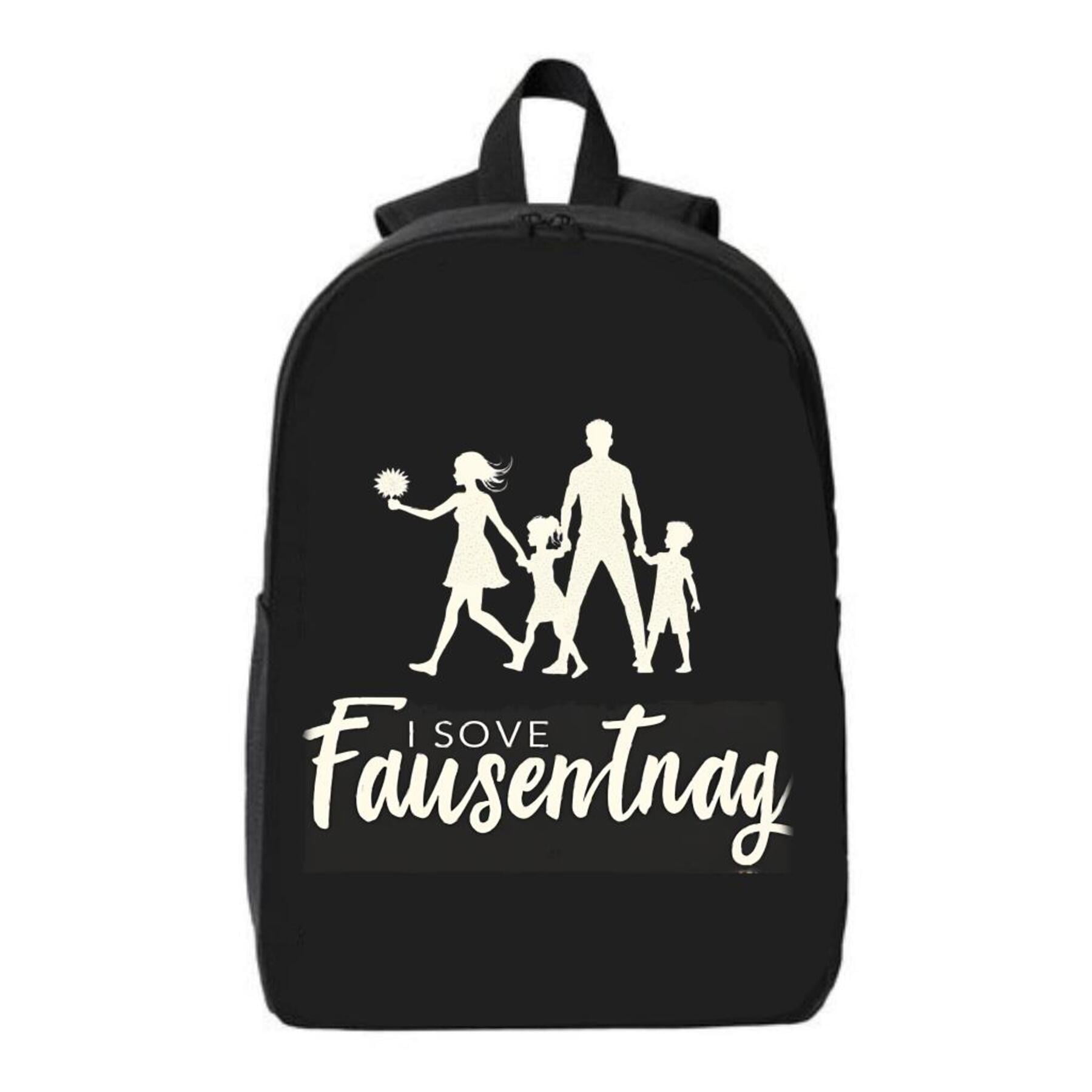 Durable School Travel Backpack for Men & Women - Family Design with " I ...
