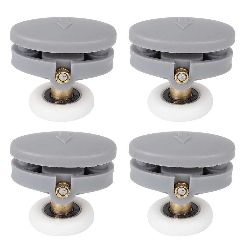 Durable Single Wheel Sliding Roller Track for Bathroom Glass Doors ...