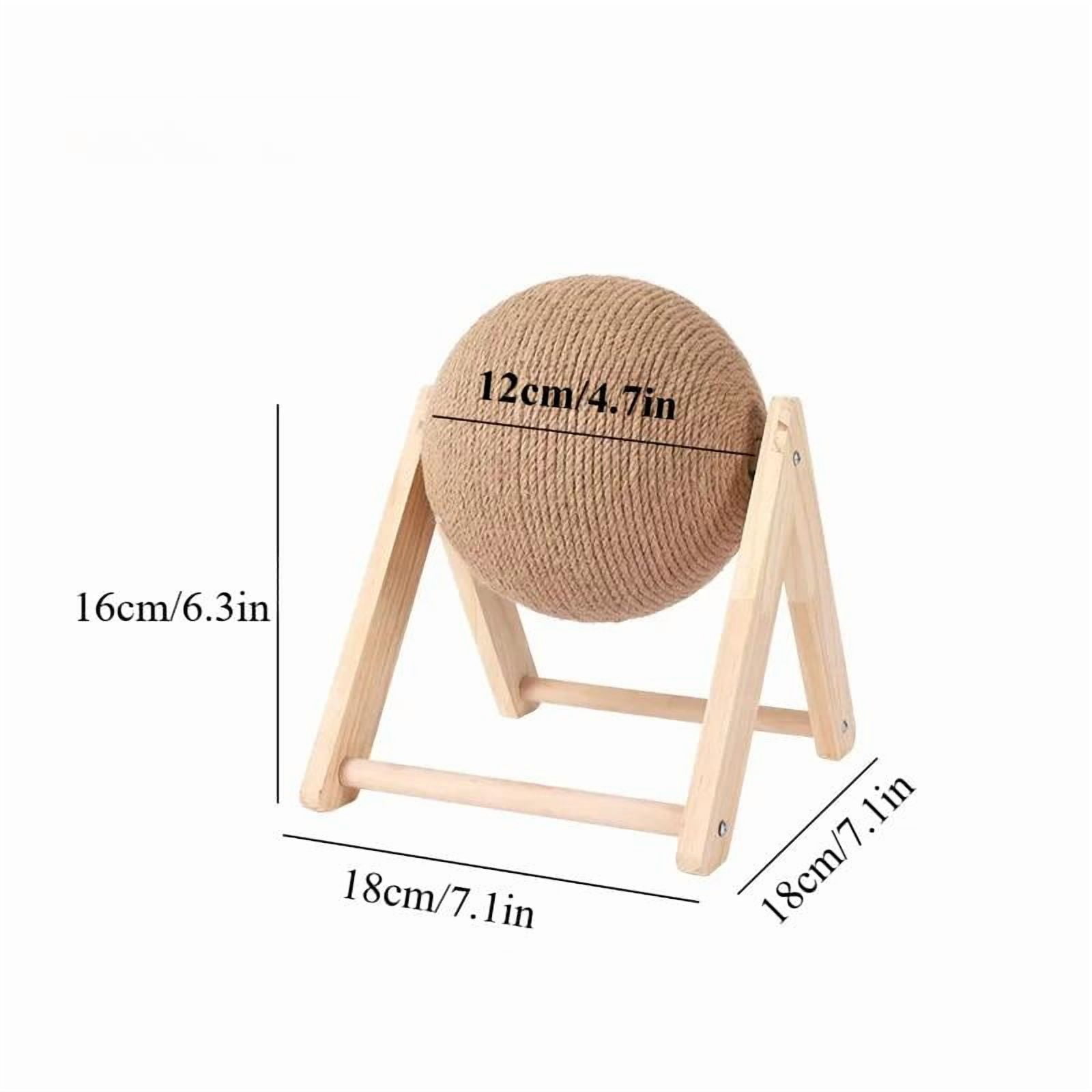 "Durable Sisal Cat Scratcher Ball Toy with Scratching Board for Indoor ...