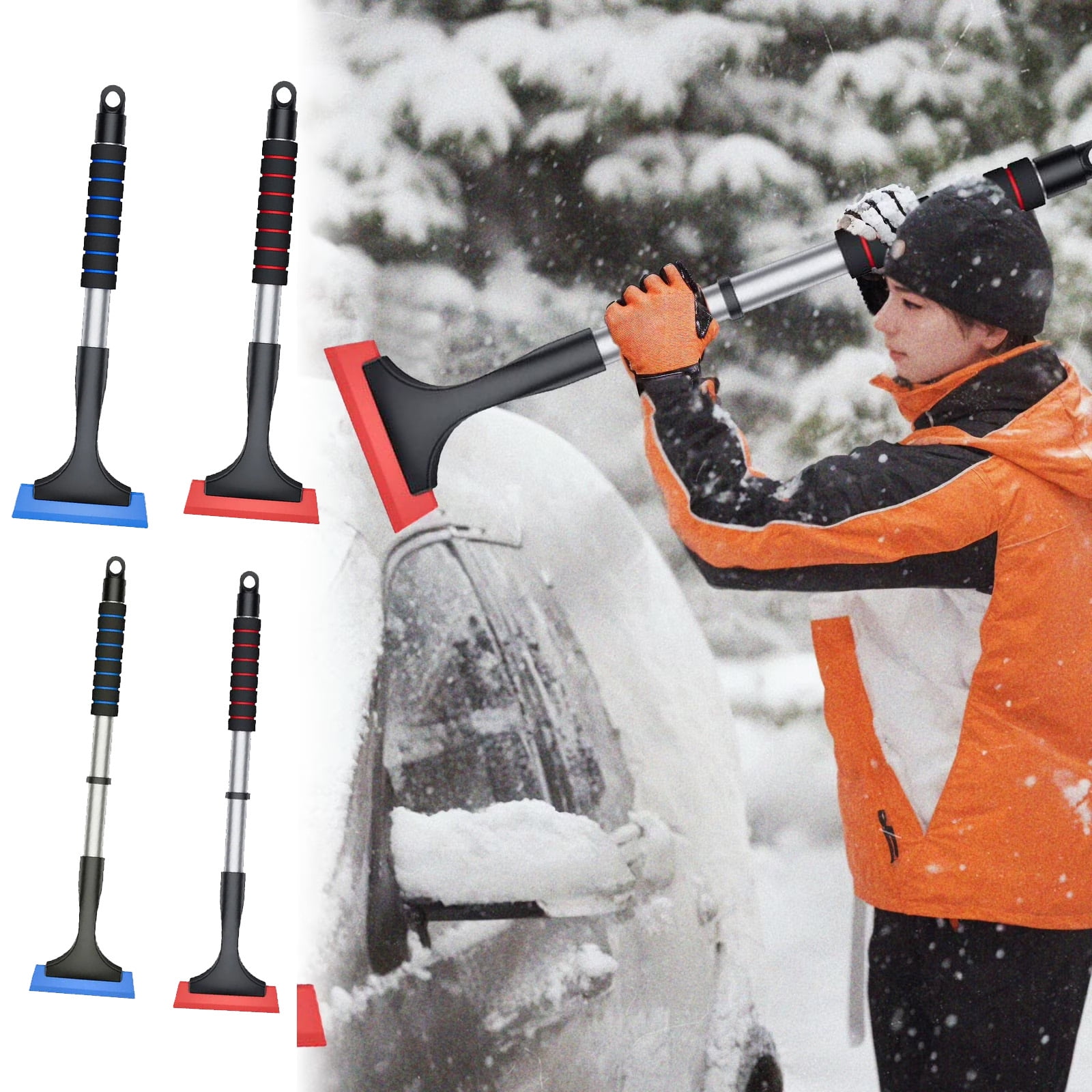 Durable Snow Shovel,Plastic Lightweight Portable Beach Shovels ...