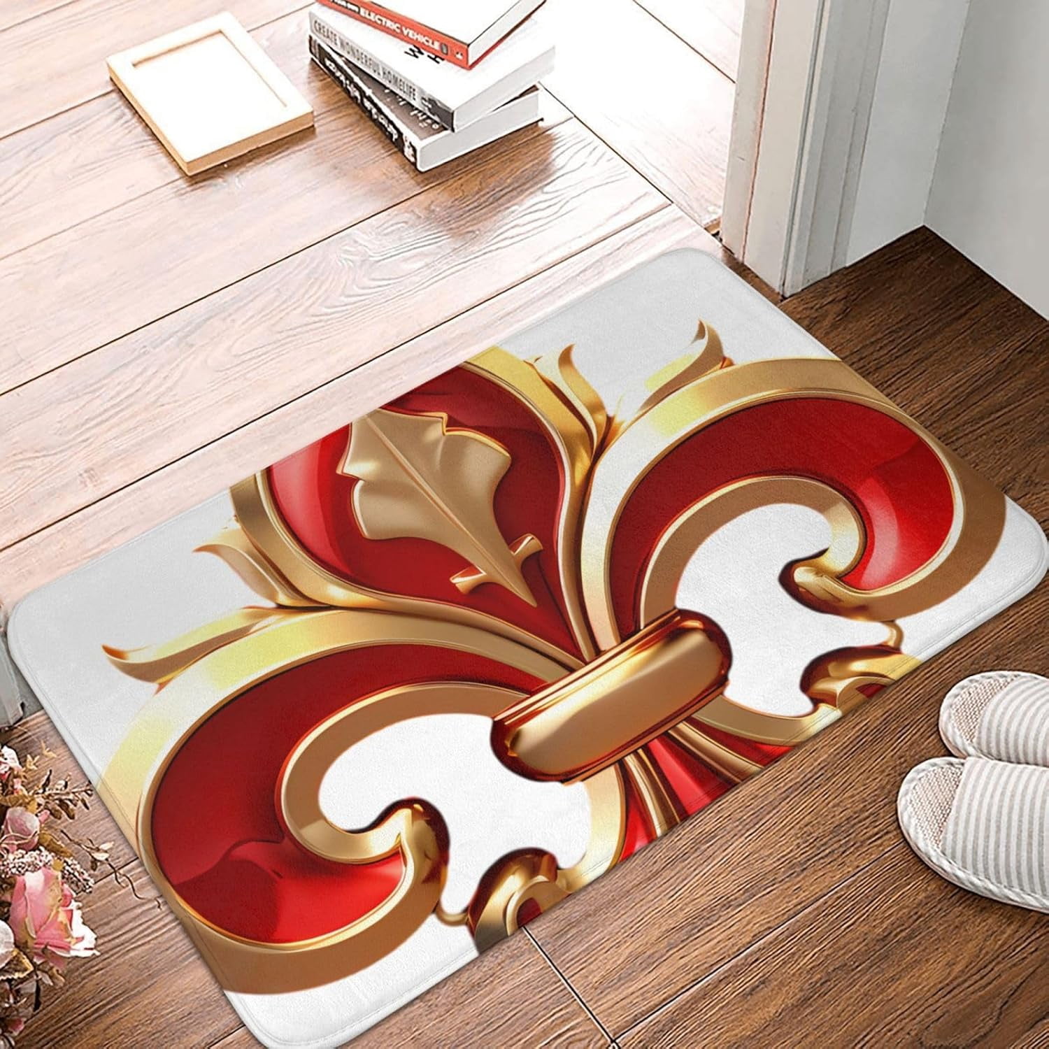 Durable Soft Front Door Welcome Mat, Indoor Outdoor Rubber Floor Mat ...